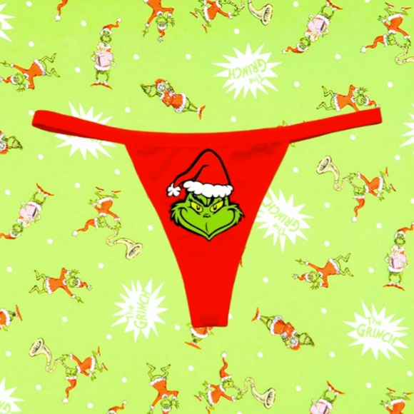 Intimates And Sleepwear Grinch Thong Grinch Underwear Grinch Panties